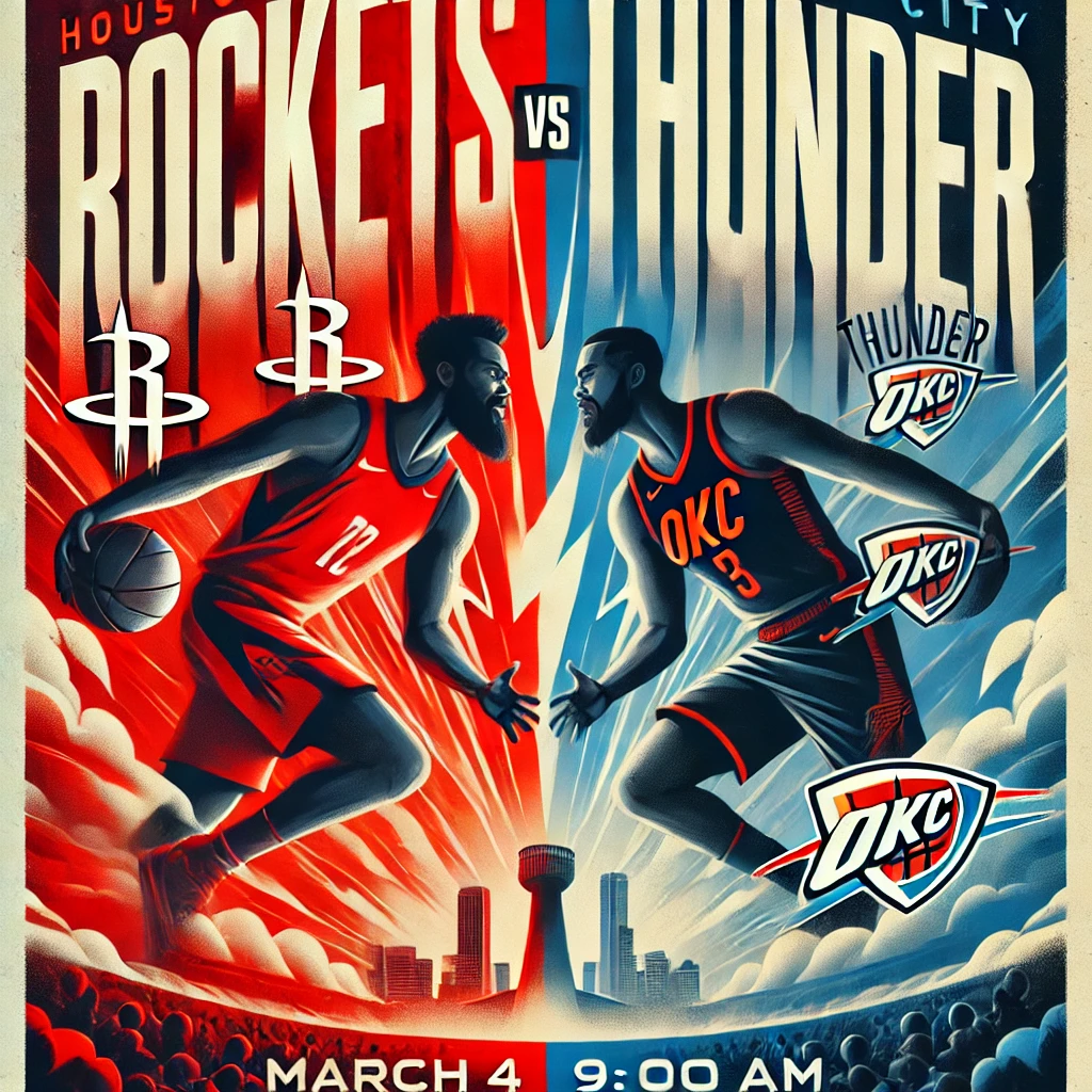 NBA／休斯顿火箭 vs 俄克拉荷马城雷霆 赛前分析（3月4日上午9点） - NBA78